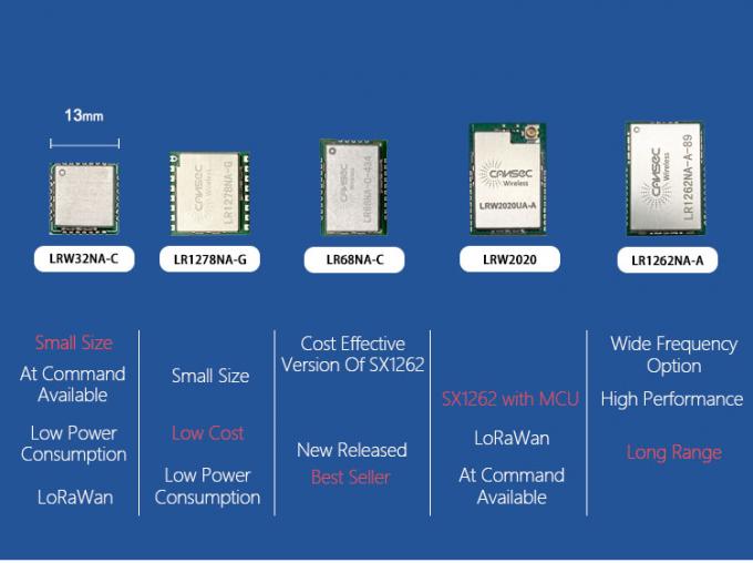 ASR6501 Smart IoT LoRa Transmitter Module 434Mhz LoRa Wan Module